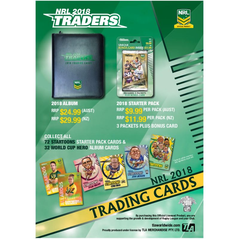 2018 NRL Traders Flyer – Card Central