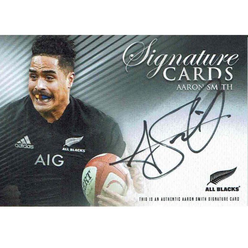 2018 NZR Signature Series SC-03 Aaron Smith All Blacks – Card Central