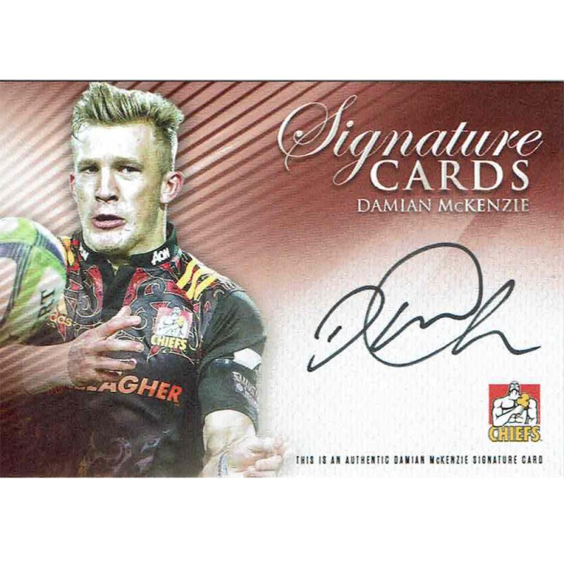 2018 NZR Signature Series SC-06 Damian McKenzie Chiefs – Card Central