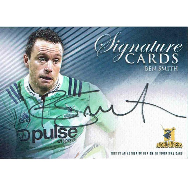 2018 NZR Signature Series SC-08 Ben Smith Highlanders – Card Central
