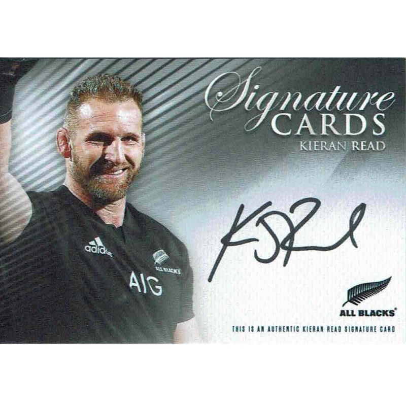 2018 NZR Signature Series SC-01 Kieran Read All Blacks – Card Central