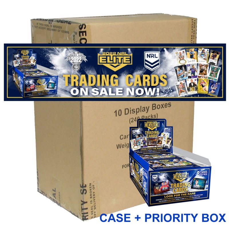 2022 NRL Elite – Case (10 Boxes) + Priority Box Combo – Card Central
