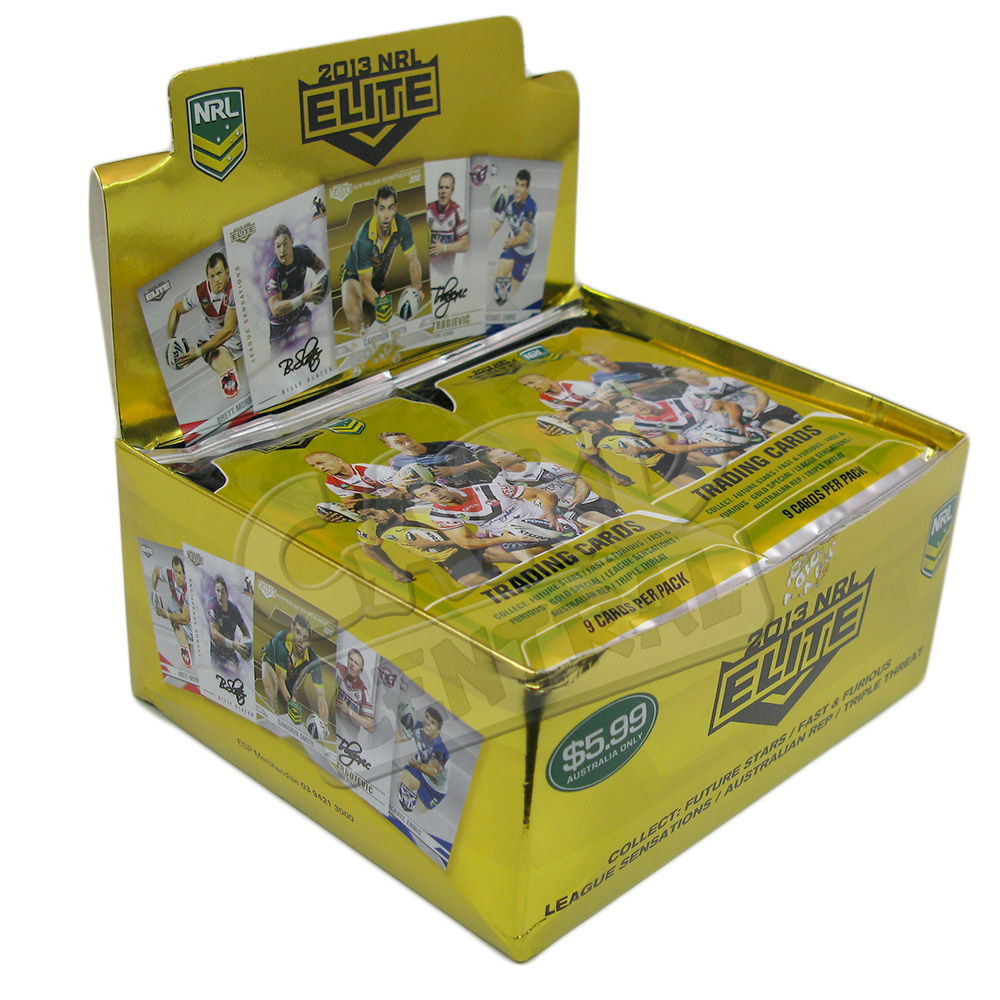 2013 NRL Elite – Box (24 Packets) – Card Central